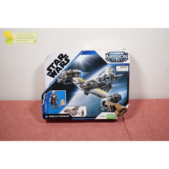 Toys | Star Wars Mission Fleet Mandos N1 Starfighter Speed Run Action ...